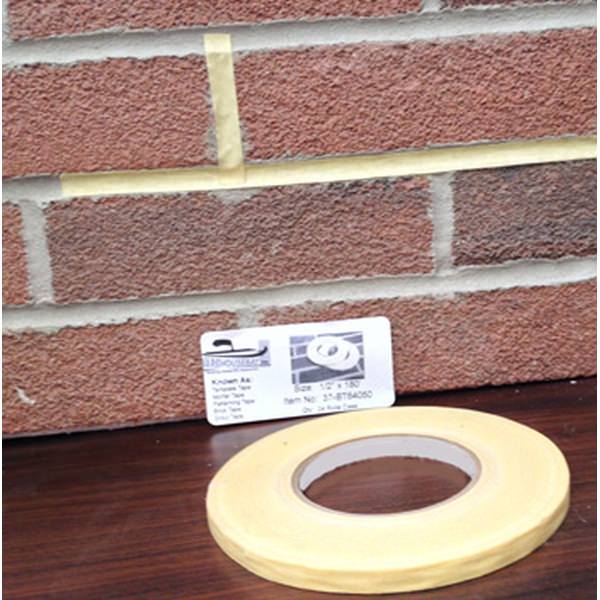 template tape, mortar joint tape, patterning tape, brick tap