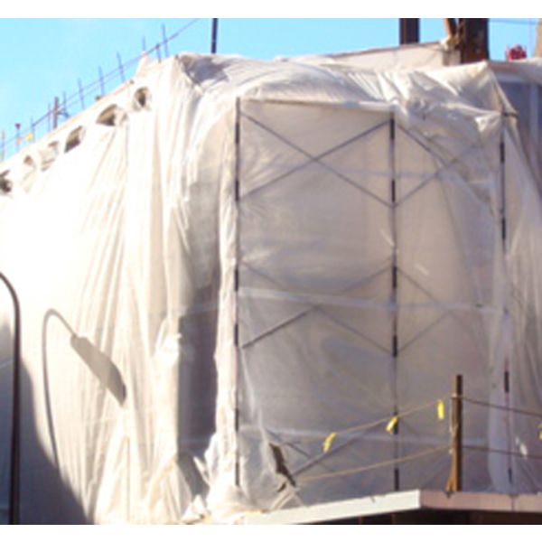 Clear Woven Reinforced Poly Sheeting 40 ft x 100 ft.