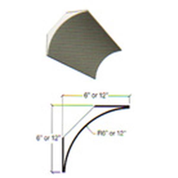 cove moulding, ceiling to wall cove moulding, radius corners
